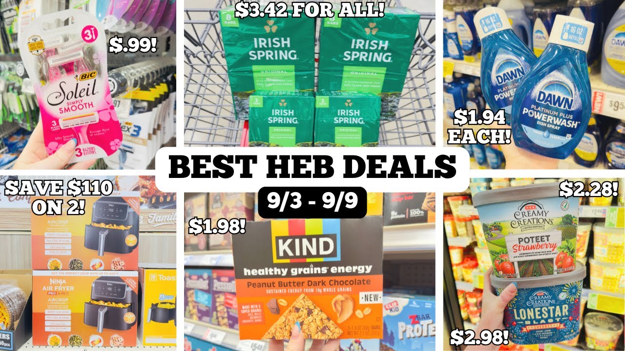 HEB COUPON DEALS | OVER 30 CHEAP & EASY DEALS TO SAVE MONEY | LEARN TO ...