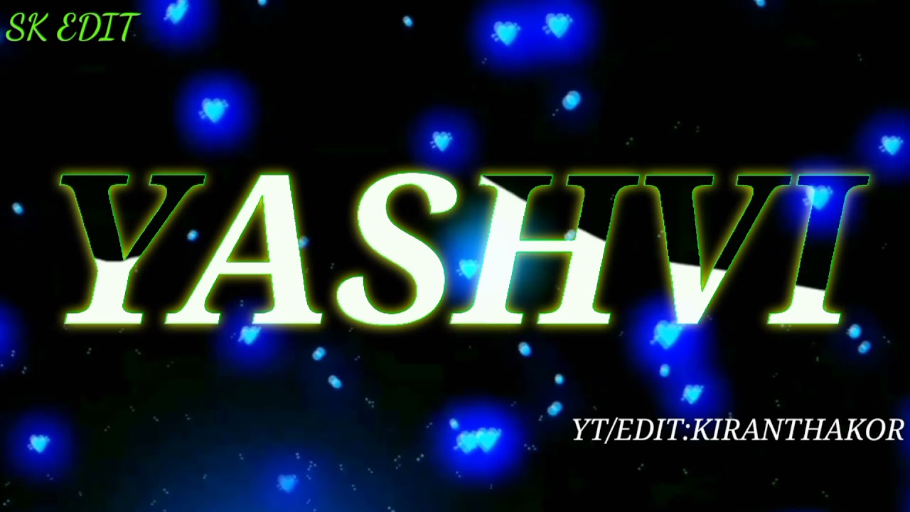 Yashvi name art whatsapp status 😘🥀🖤 - YouTube
