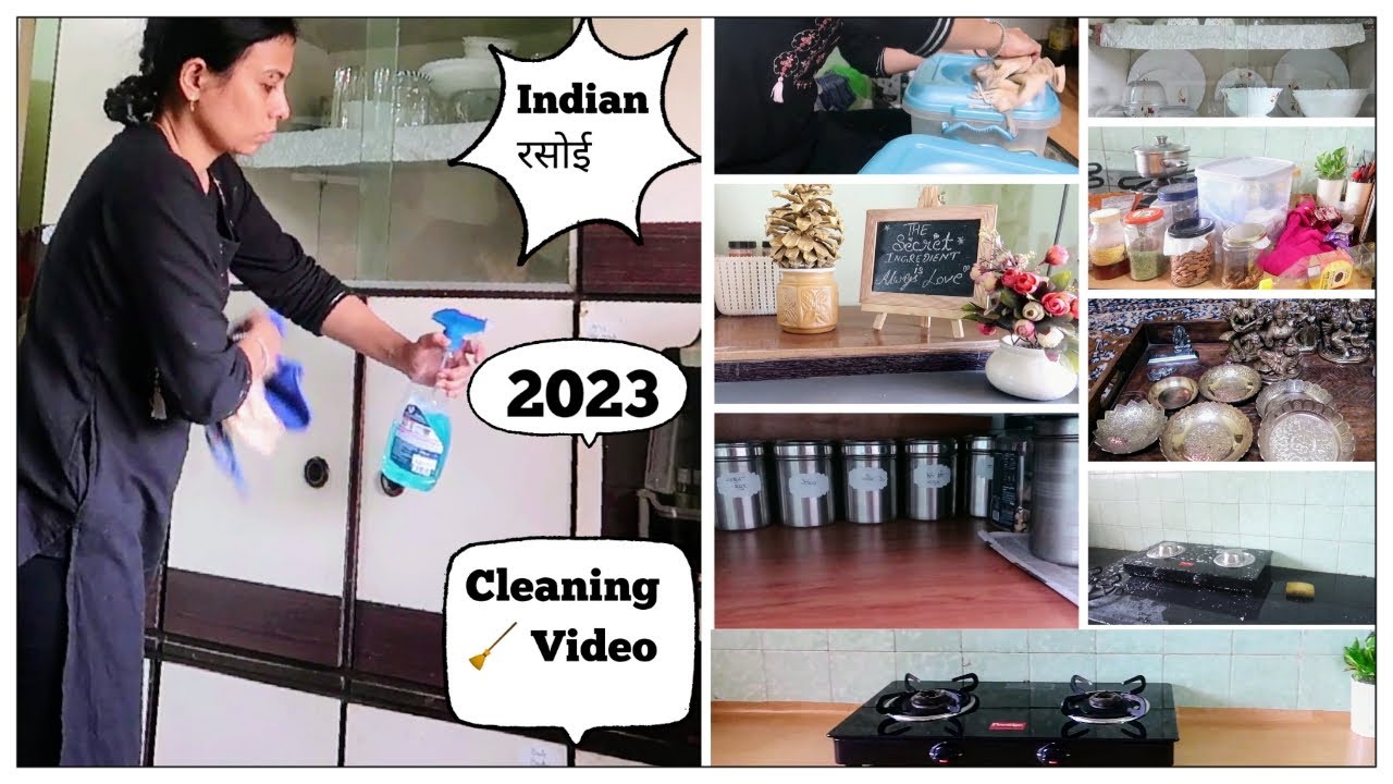 How to Clean Your Kitchen : A Step-by-Step | Indian kitchen cleaning ...