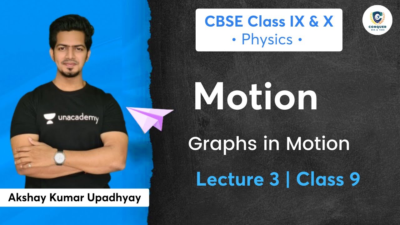 Motion | Graphs in Motion | Lecture 3 | Class 9 | Physics | Conquer 9th ...