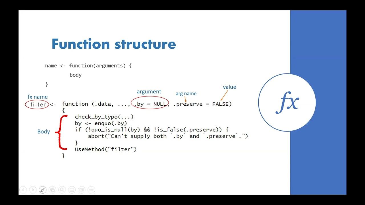 R functions and tidy evaluations by Stephen Balogun - YouTube