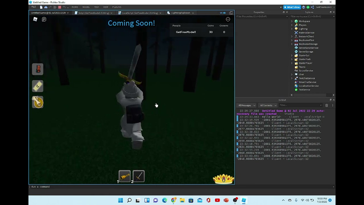 Roblox Studio training zone (Part1) - YouTube