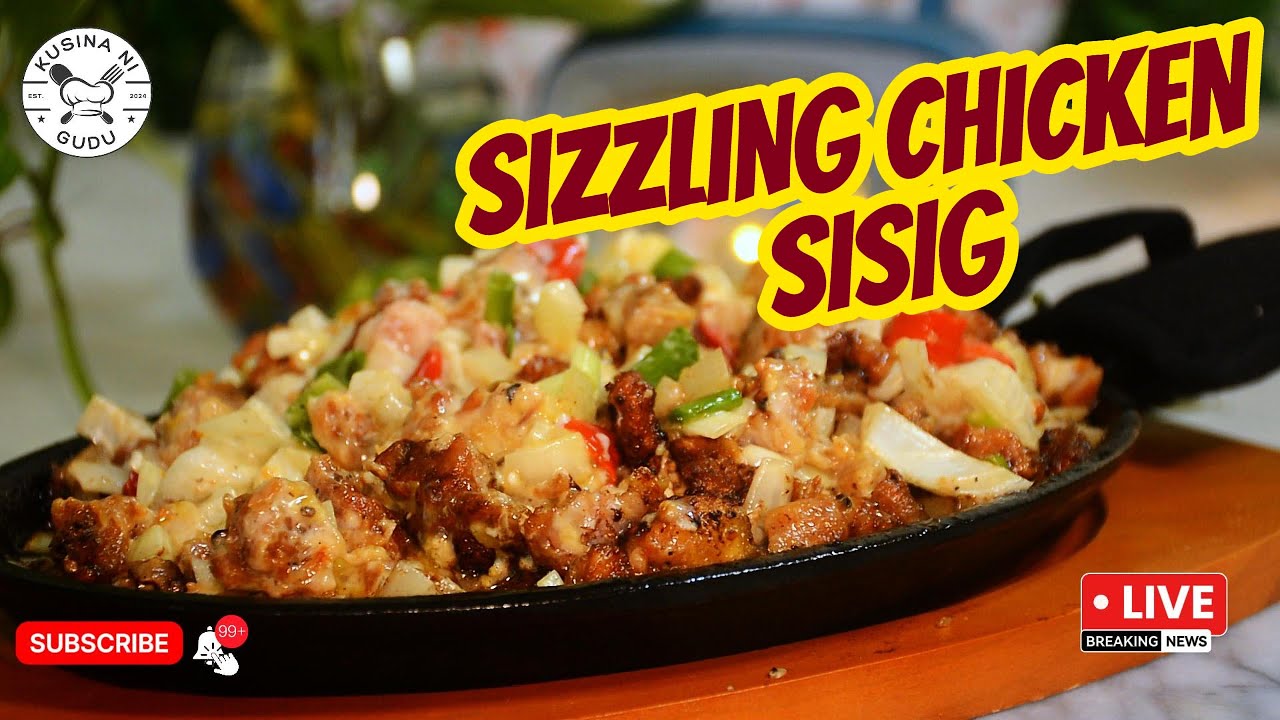 Sizzling Chicken Sisig: Easy Filipino Recipe for a Crowd Favorite - YouTube