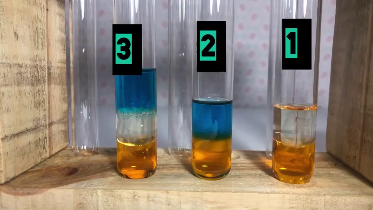 Agua, aceite y alcohol, SE MEZCLAN - YouTube