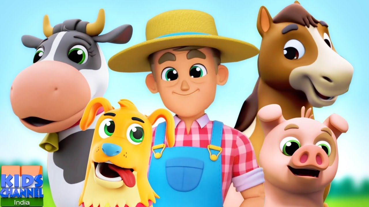 Old Macdonald Had A Farm, Animal Song and Nursery Rhymes - YouTube