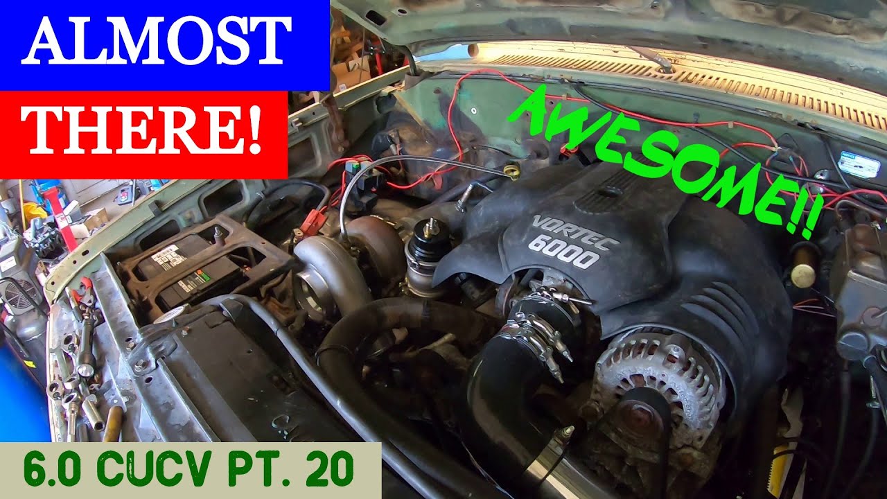 6.0 CUCV Part 20 - Getting SO CLOSE to FIRST DRIVE!!!! - YouTube