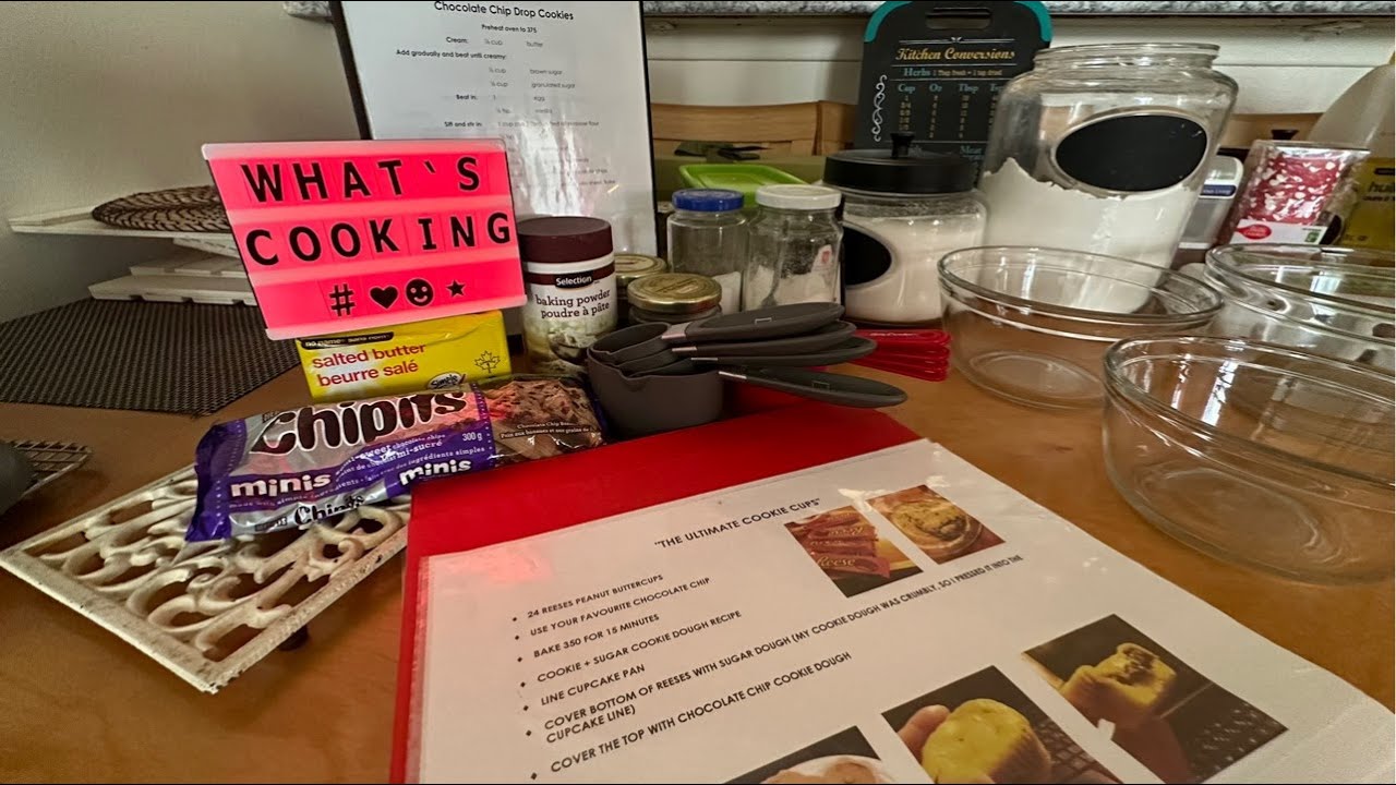 LIVE at HOME Baking "The Ultimate Cookie Surprise Cups" - YouTube