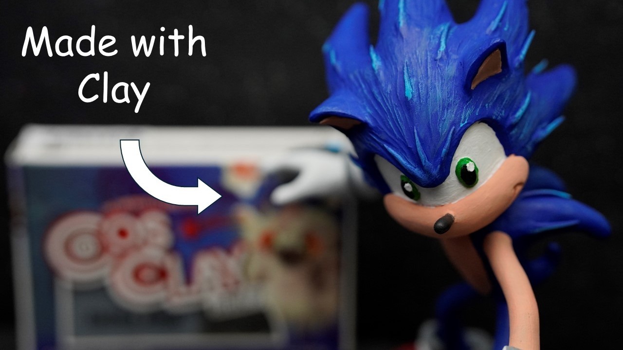 How to Make a Sonic Prime Sculpture from Sonic Prime Show w Polymer ...