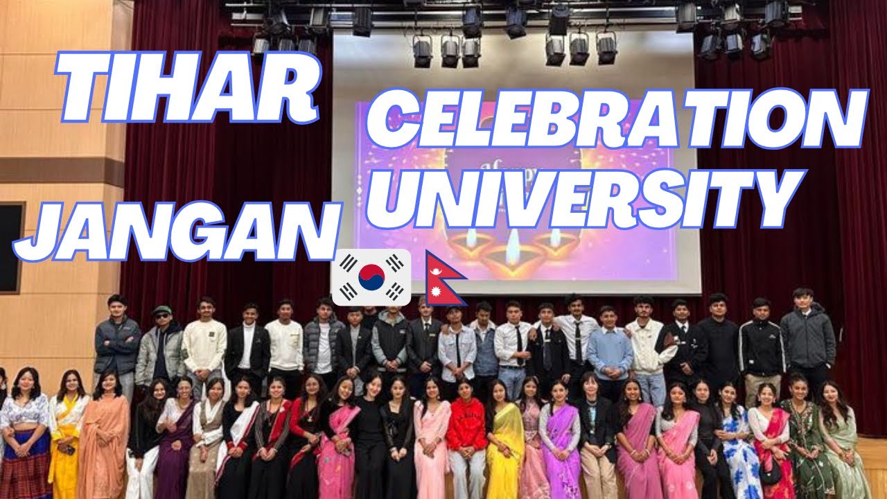 Tihar celebration in Jangan University🇰🇷🇳🇵 - YouTube