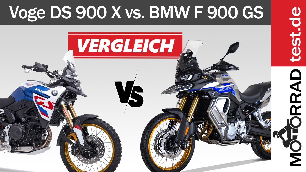 Voge DS 900 X vs. BMW F 900 GS | Vergleich Reise-Enduros der ...