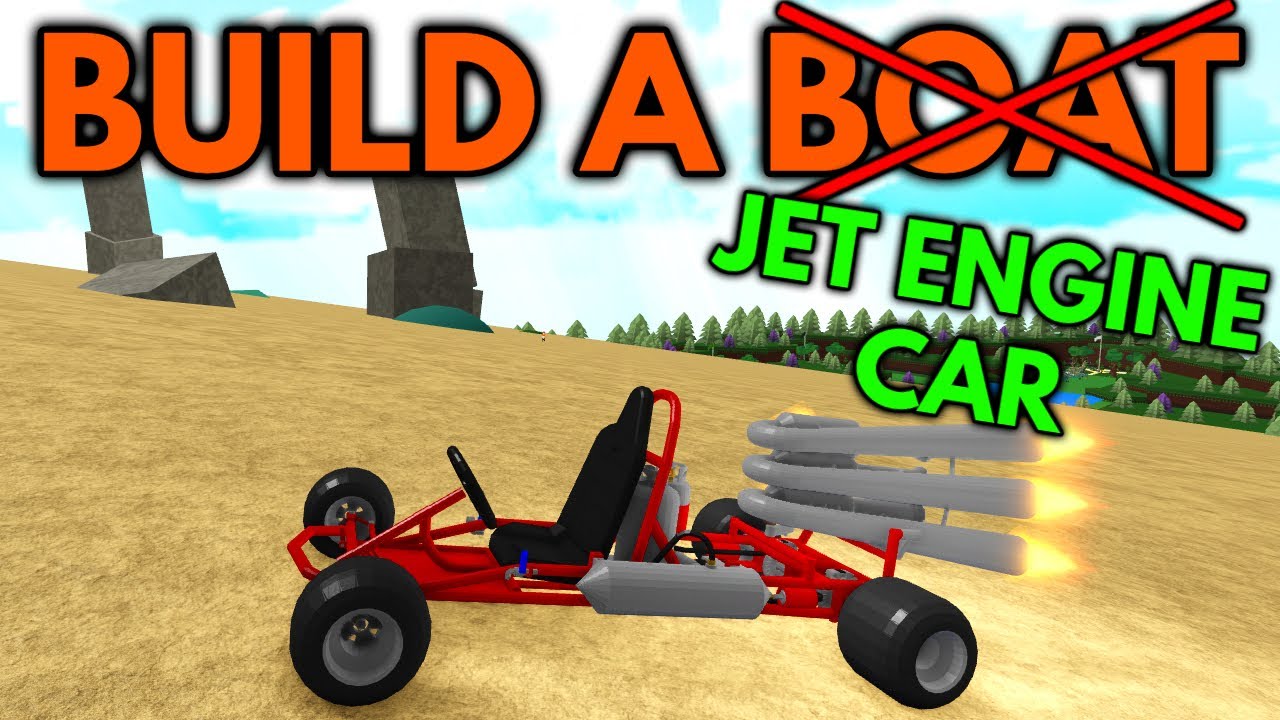 ROCKET POWERED JET CAR - ROBLOX babft - YouTube