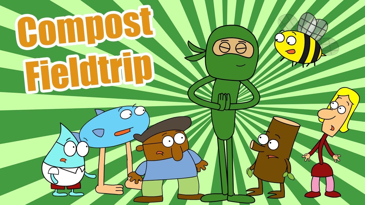 Compost Fieldtrip - Green Ninja Show - YouTube
