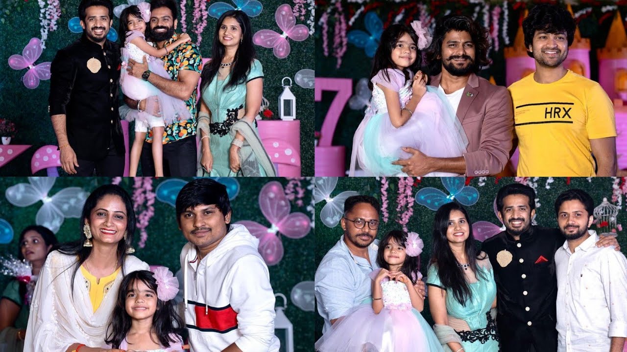 Anchor Ravi Daughter Viya Birthday Grand Celebration Exclusive Photos # ...