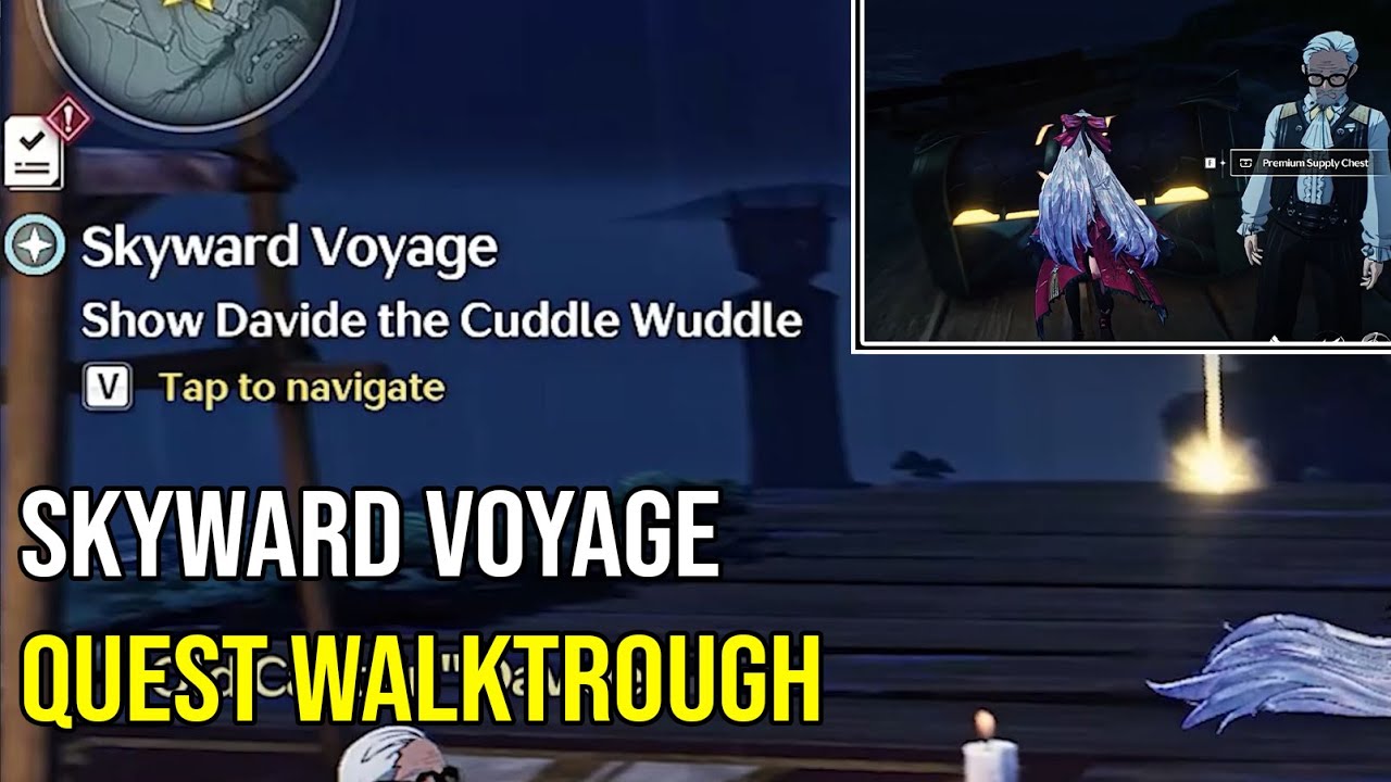 How To "Skyward Voyage" Show Davide the Cuddle Wuddle - Wuthering Waves ...