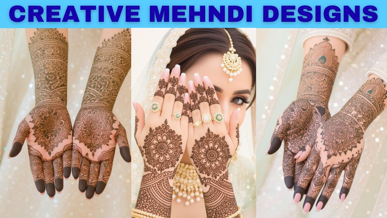 Creative Mehndi Designs Latest Pack 113 | Full Hand Henna Mehandi ...