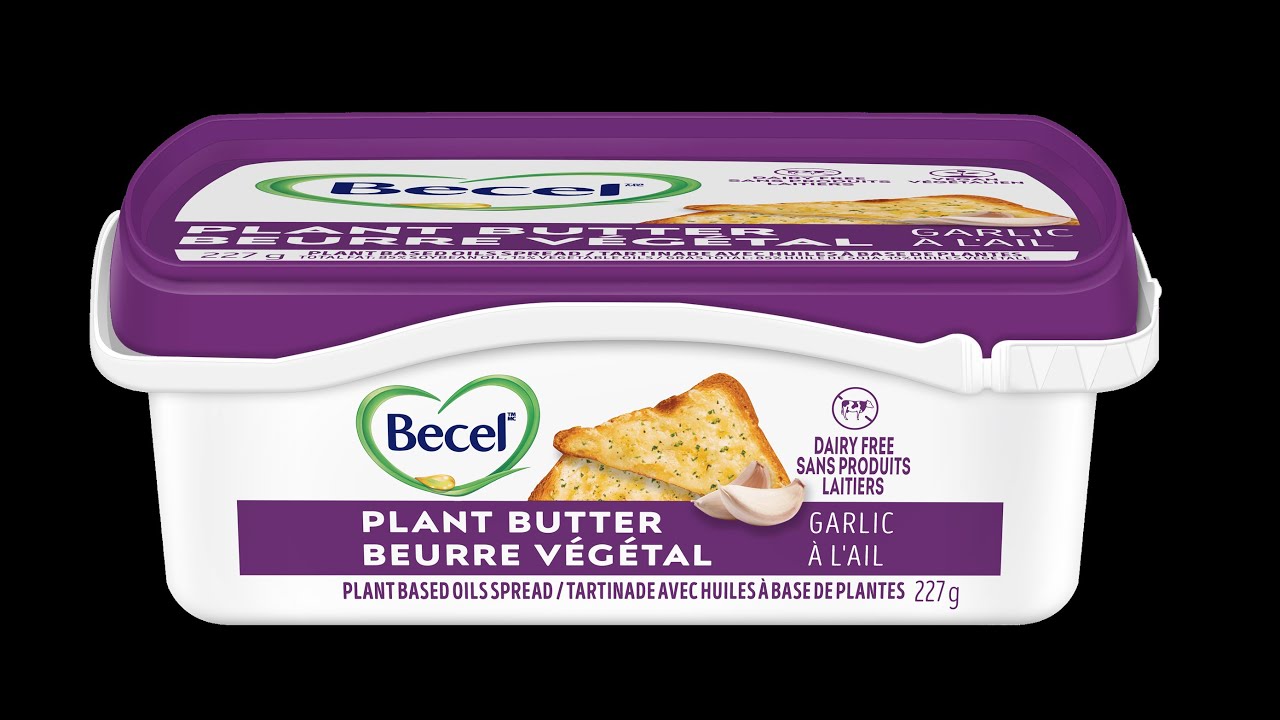 Review: Becel Vegan Garlic Butter! - YouTube