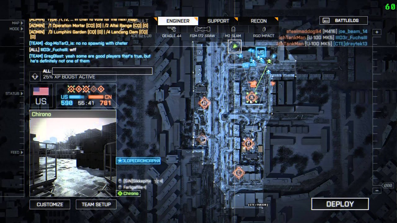 Battlefield 4: Cheater on Battlefield 4 CTE kills and flies through the ...