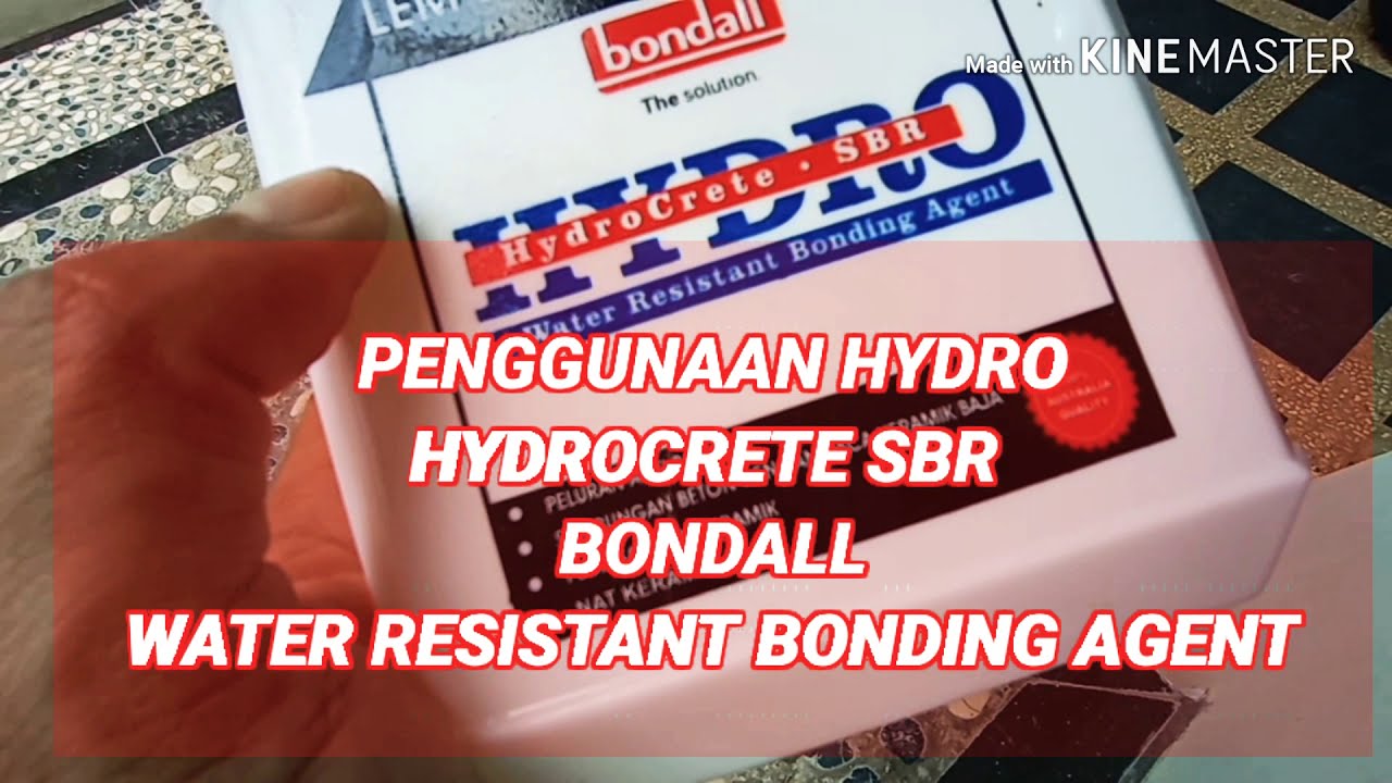 Lem Beton Anti Bocor Bondall Hydrocrete - YouTube