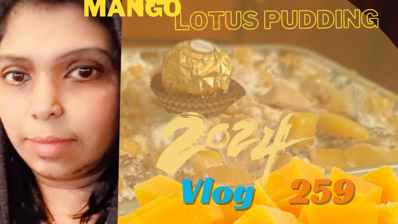 Mango Dessert | Mango Lotus Biskoff Pudding | Vlog 259 #mangopudding #dessert #desserts # ...