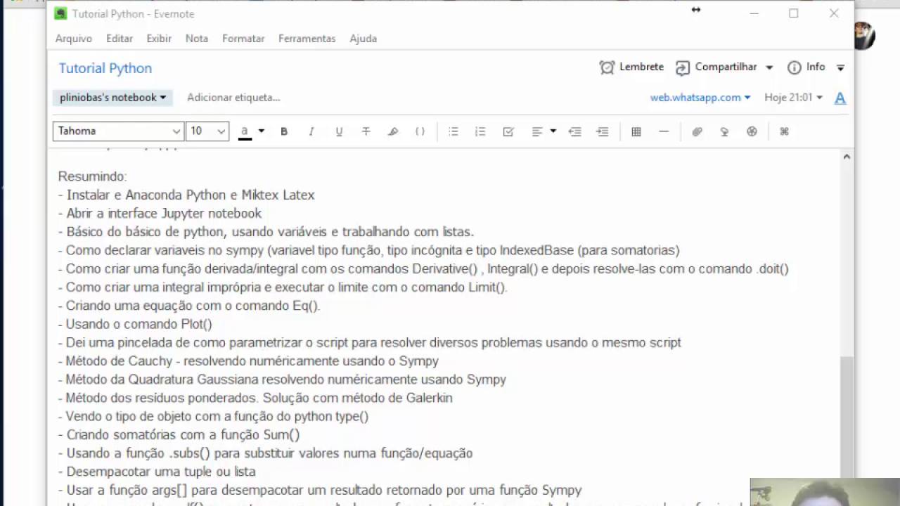 Tutorial Python Sympy Parte 00 Conversa Fiada Youtube 9225