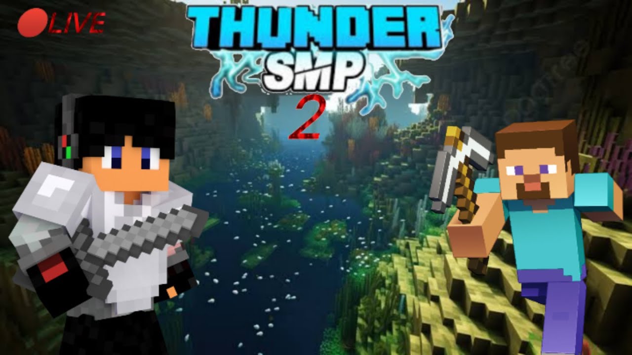 🔴Minecraft Live | Minecraft Thunder smp season 2 with subscribers ...