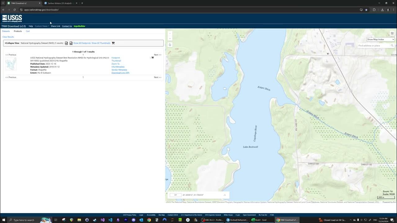 Lake Bathymetry and Volume Calculation in ArcGIS Pro - YouTube