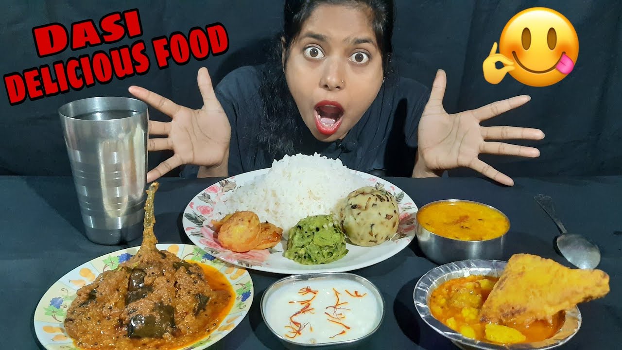 Dal chawal,masala Baigan,different Chokha and bread pakoda aloo ki ...