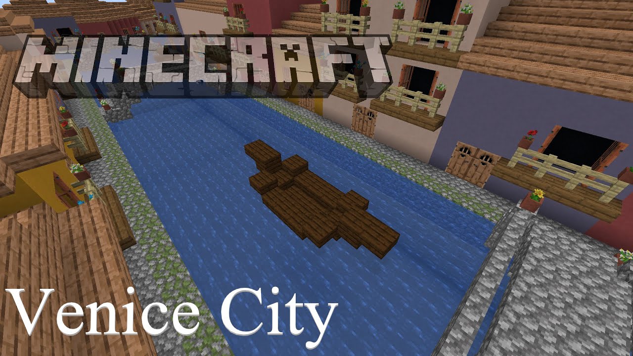 Minecraft Timelapse Venice City build - YouTube