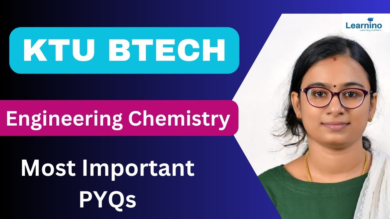 Ktu Btech Chemistry Pyq Youtube