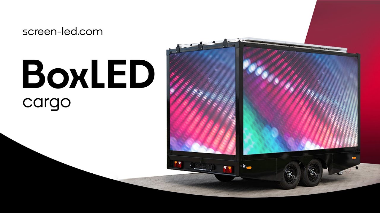 BoxLED as a cargo - LED mobile advertising van - LED truck - Screen-LED ...