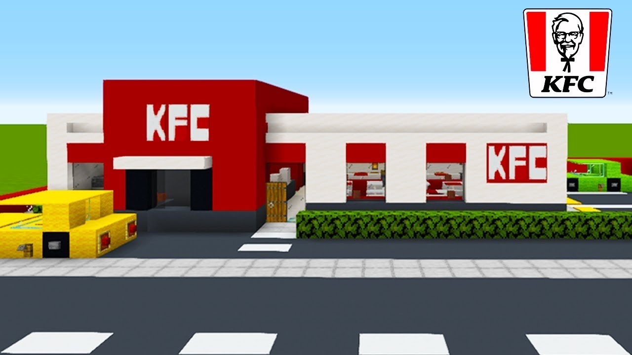 Building A City #6: Modern Realistic KFC - YouTube