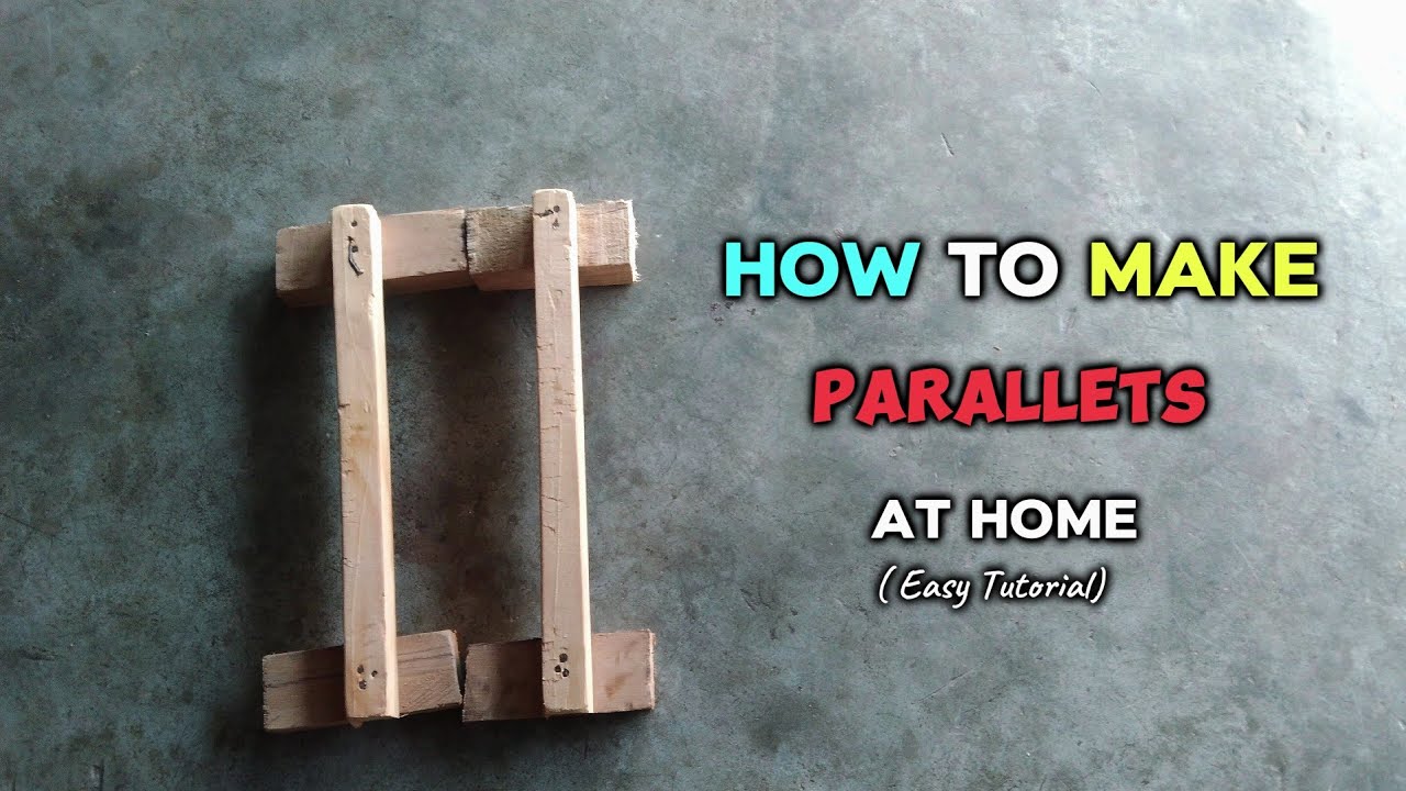 How To Make Parallettes At Home 🏠 ( Easy Tutorial !! ) - YouTube