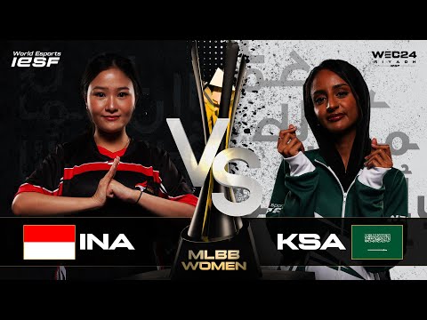 MLBB WOMEN | INDONESIA vs SAUDI ARABIA - GROUP STAGE | IESF WEC24 | DAY 2