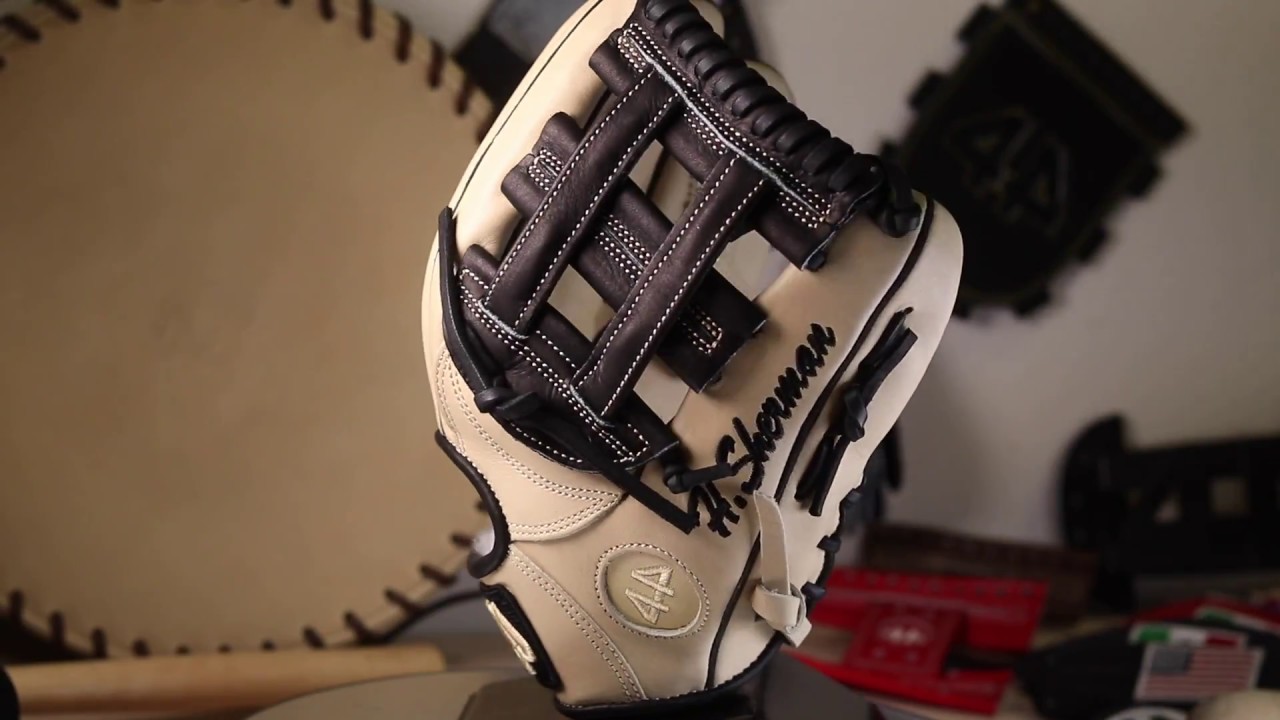 44 Pro Custom Baseball Glove Classic Series C2 Black Blonde H web - YouTube