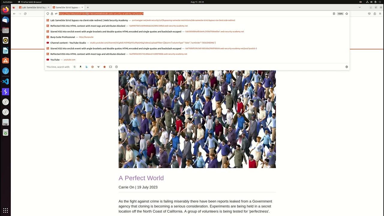 SameSite Strict bypass via client side redirect - YouTube