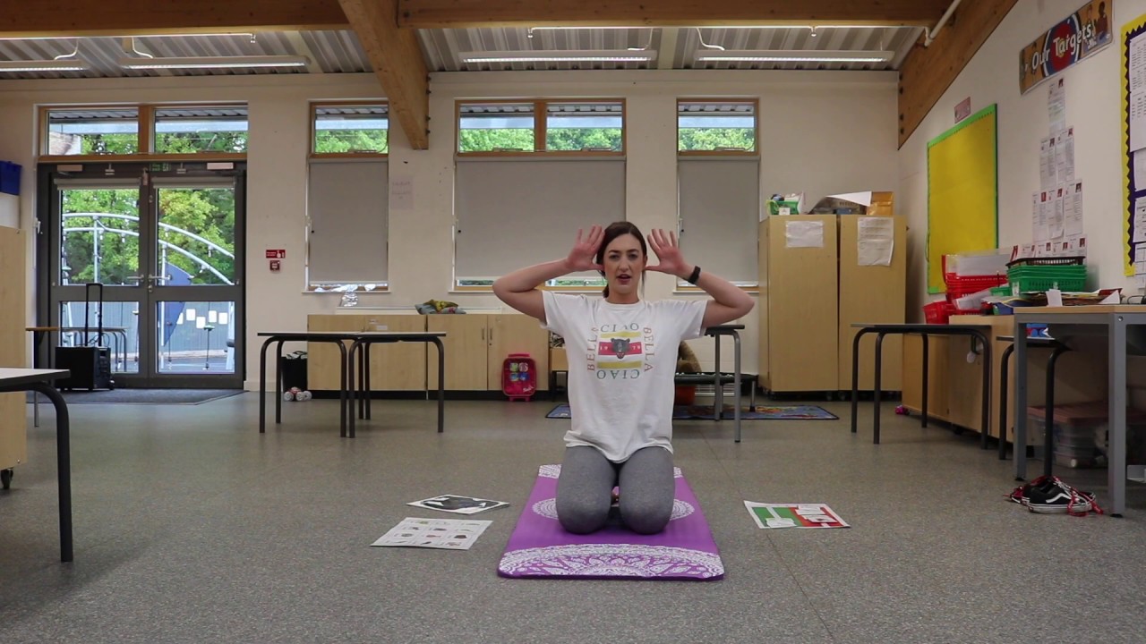Follow Along Yoga- From Head to Toe by Eric Carle PT2 - YouTube