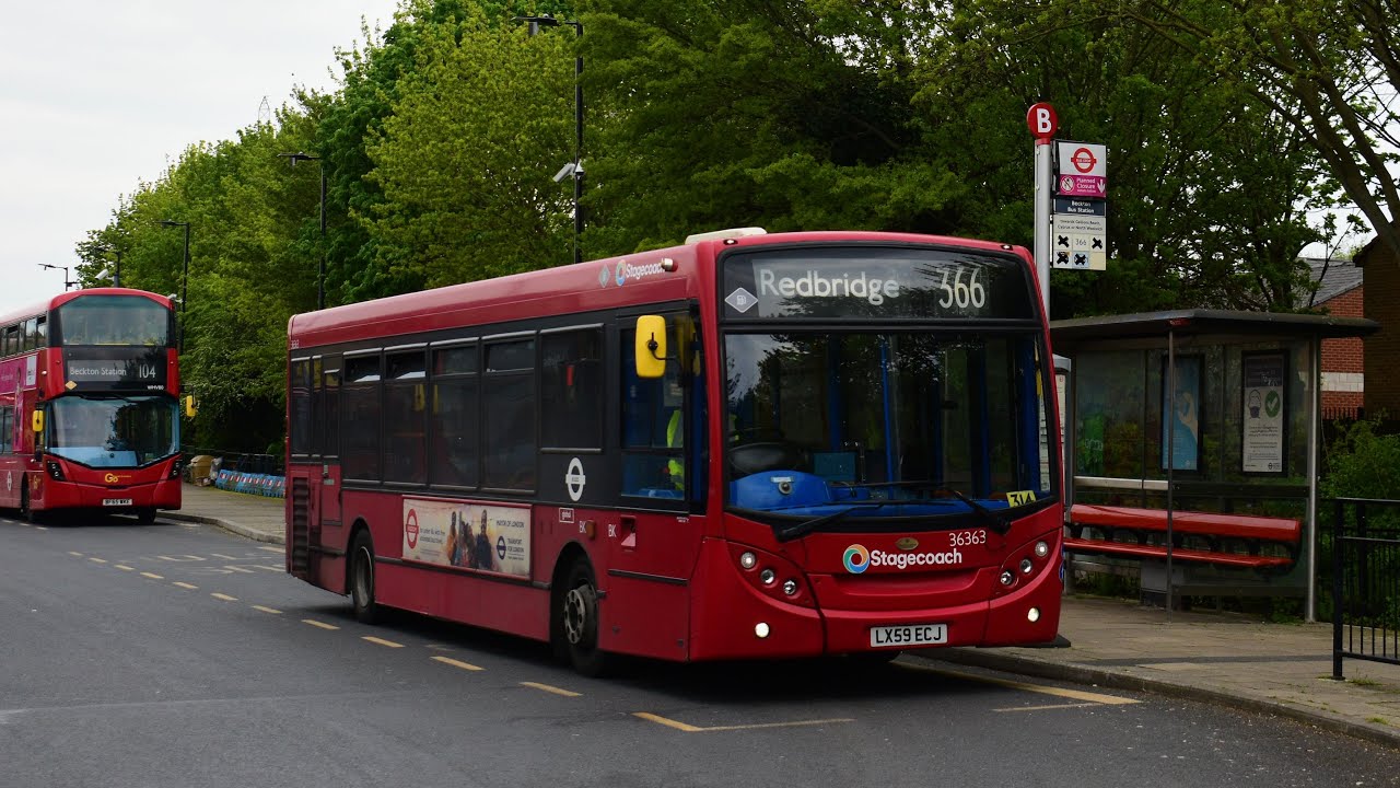 *LAST DAY OF 366 OPERATED BY STAGECOACH* LX59 ECJ (36363 - YouTube