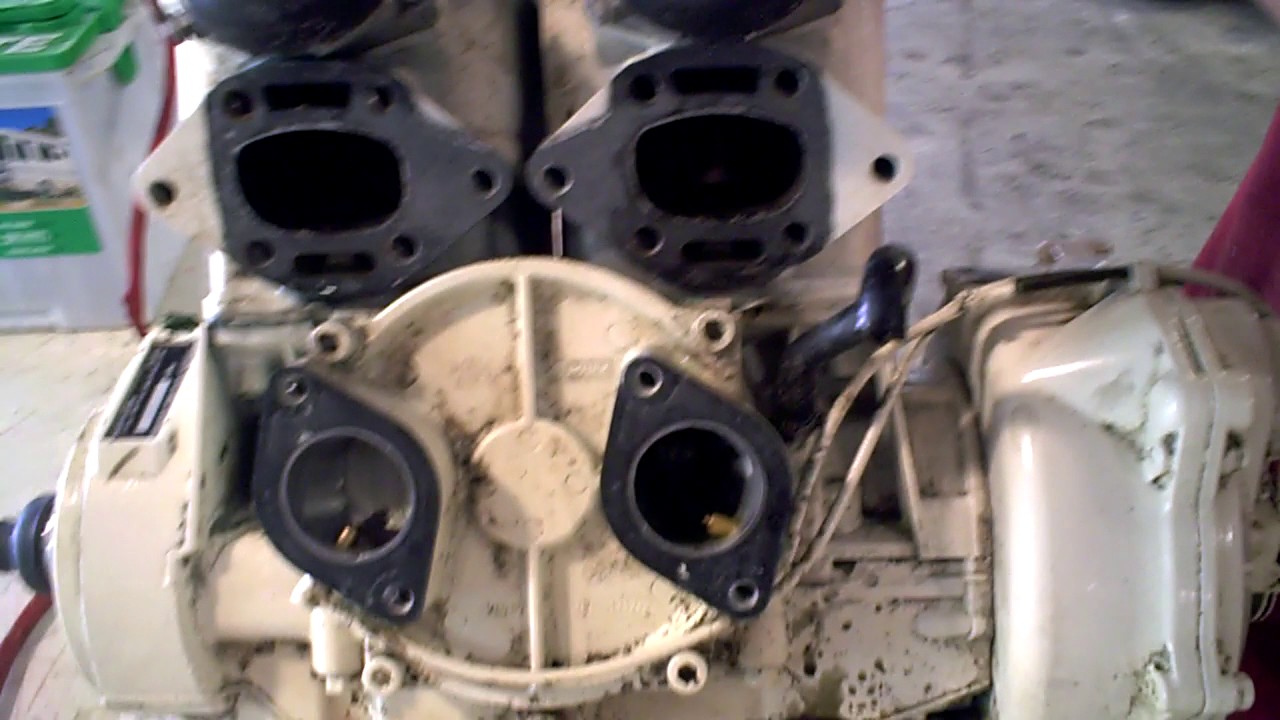 SOLD 1997 SEADOO GSX 787 800 ENGINE Compression Test LOT 3017A - YouTube