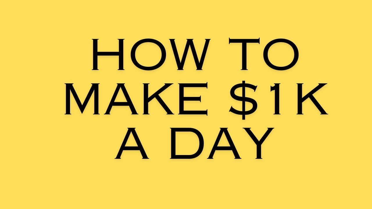 how to make 1k a day with pinterest - YouTube
