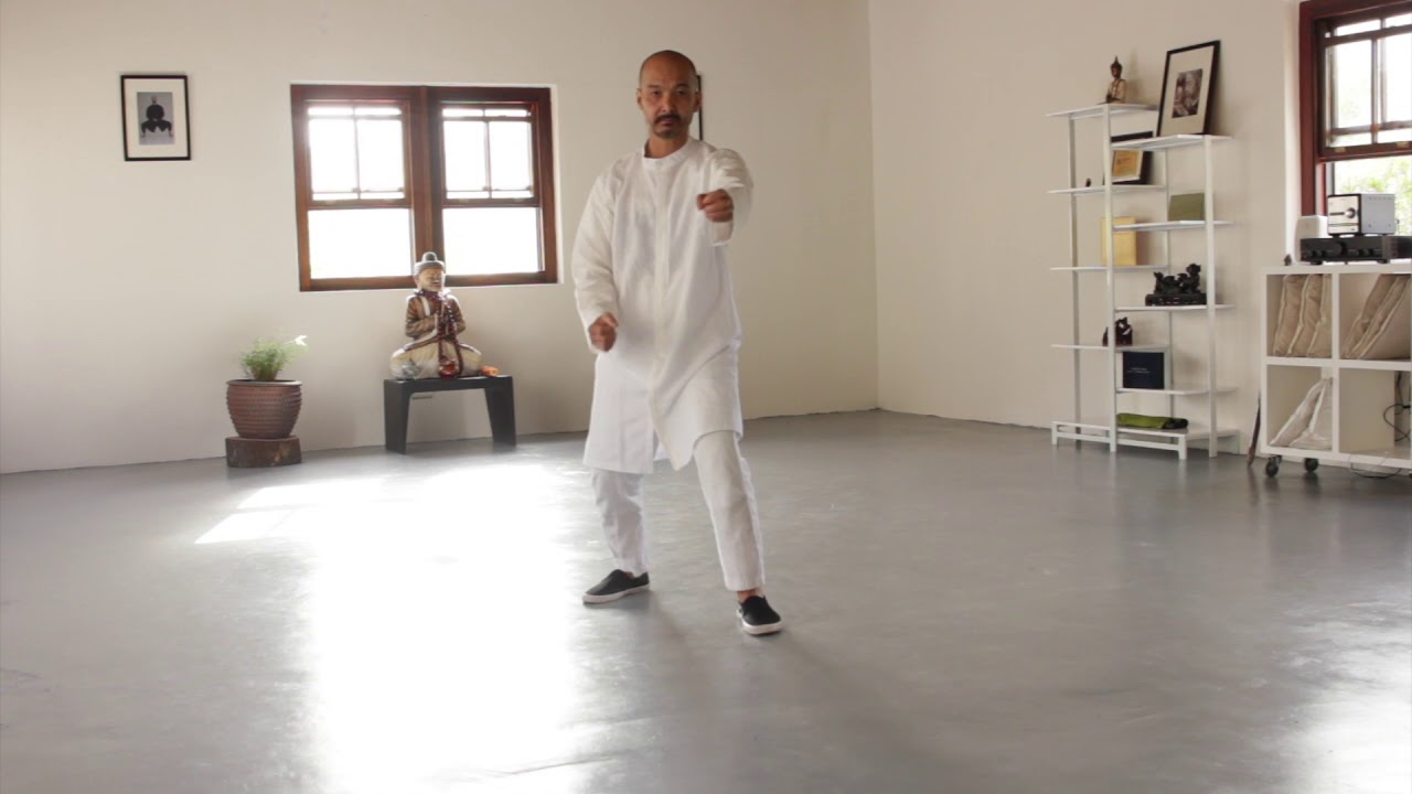 Basic xing yi quan steps - YouTube