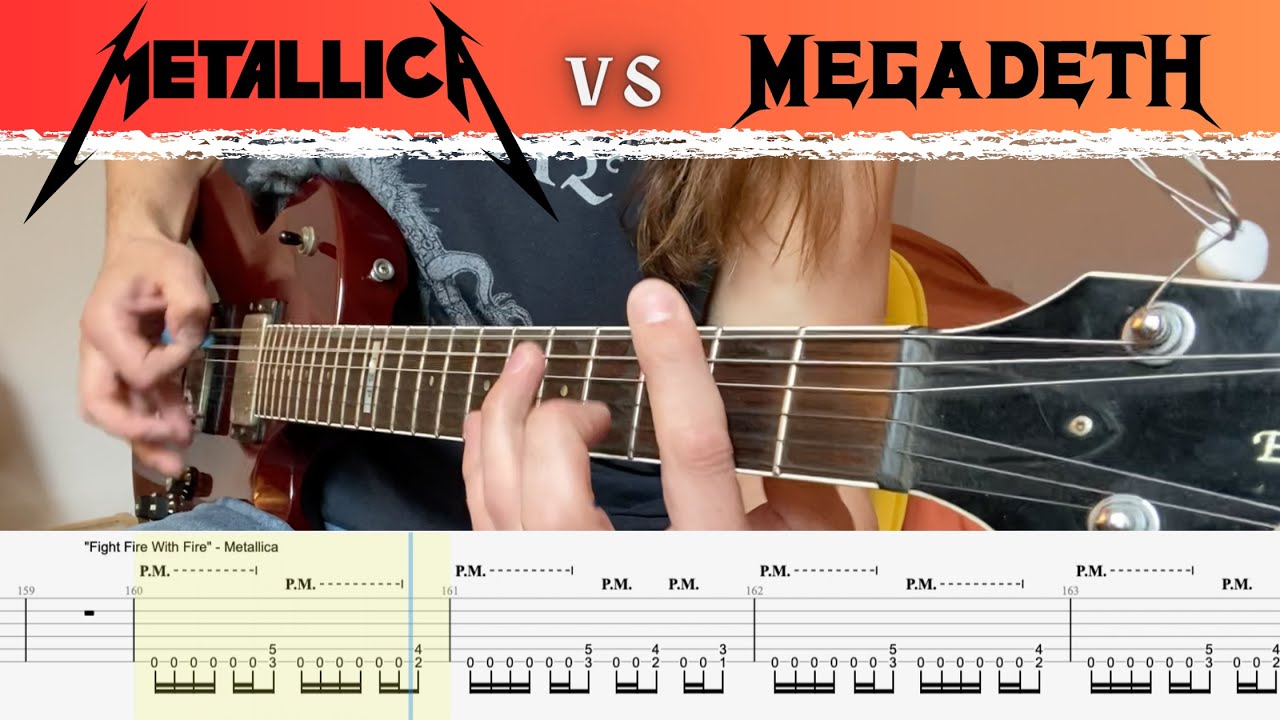16 Classic Metallica + Megadeth Riffs (with TAB) - Test Your Skills ...