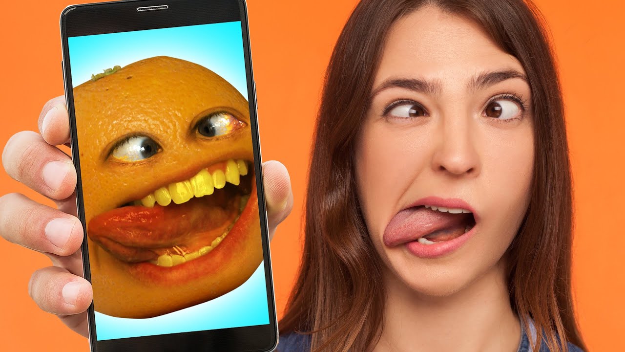 Annoying Orange - Call Me Crazy! (Phone Supercut) - YouTube