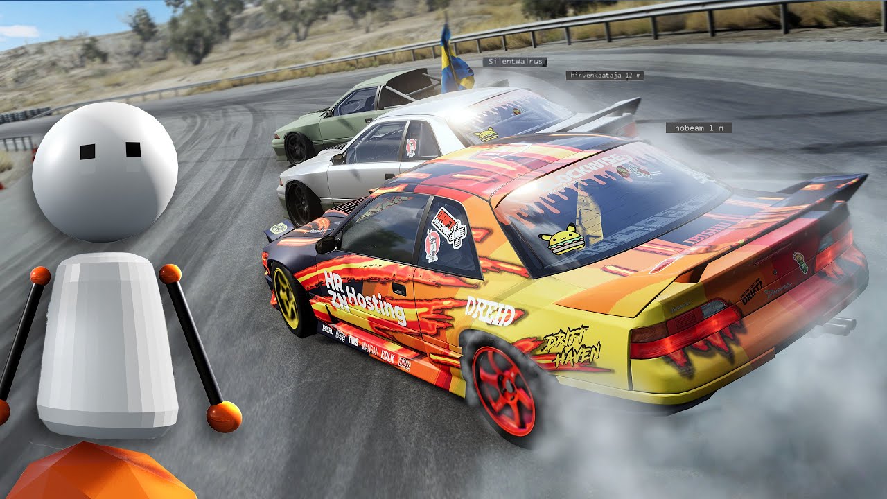 First Drift event in BeamMP Drifting Multiplayer in BeamNG - YouTube