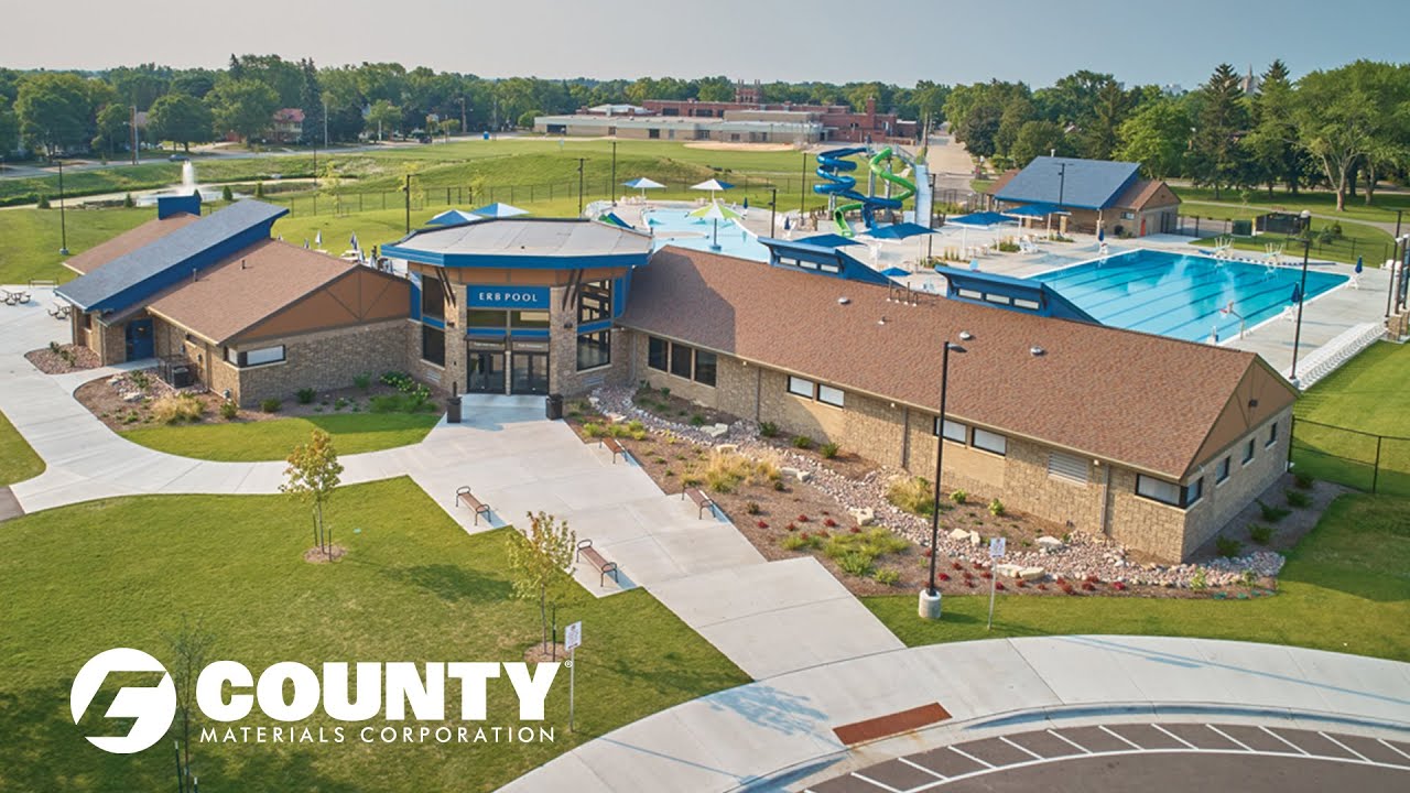 Advantages of Concrete Masonry - Erb Park Pool Project Feature - YouTube