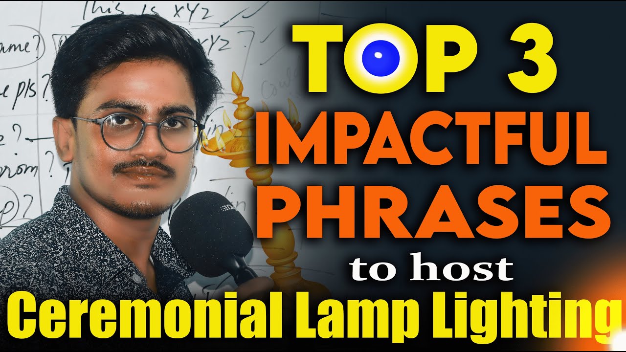 How To Host a Lamp Lighting Ceremony At Any Event? Stage Anchoring In ...