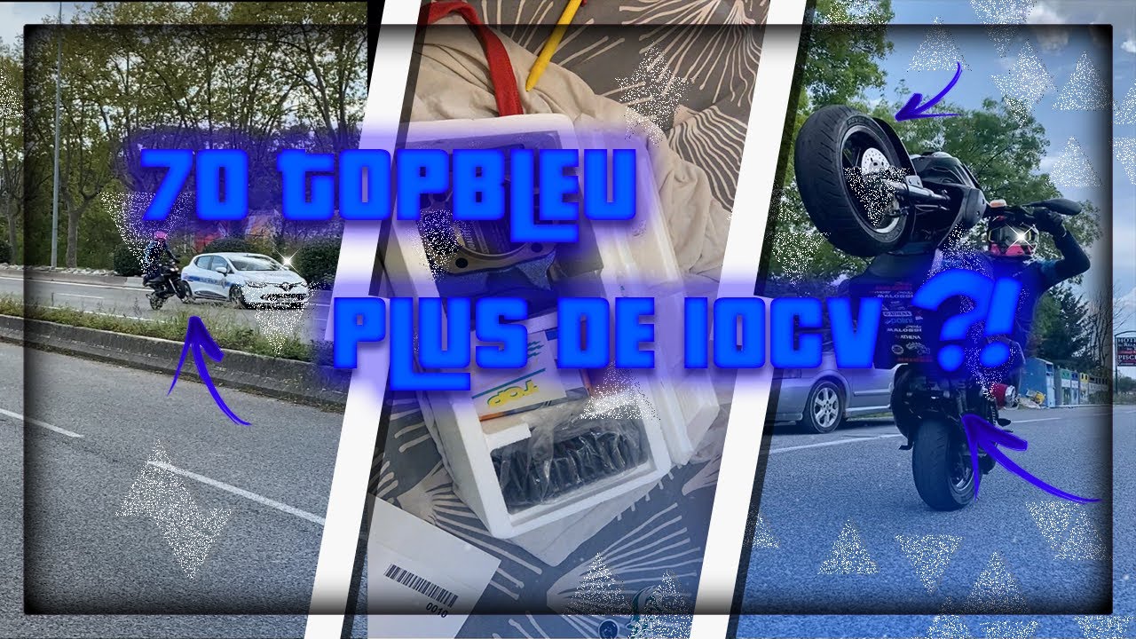 Stunt kit 70 top perf- le 70TopBleu racing fonte vs 70 polini corsa , config la plus poussé ...