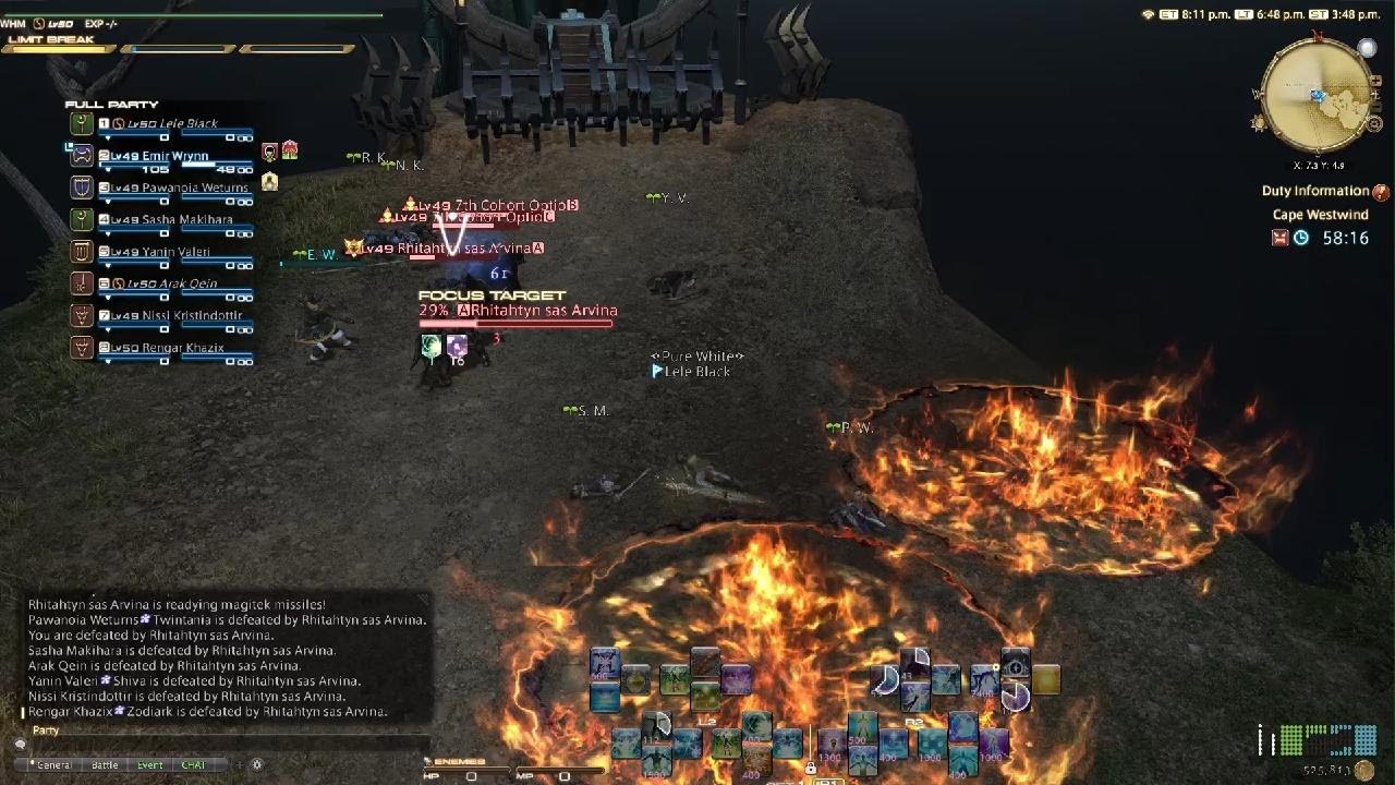 FFXIV - Cape Westwind SAVAGE - 16 JULY 2021 - YouTube