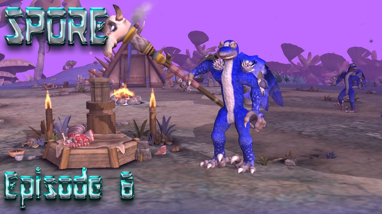 Let's Play SPORE - Episode 6: The Tribe Stage!! - YouTube