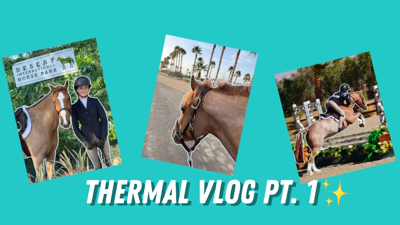 THERMAL VLOG PT.1 (week 3) 🐴 - YouTube