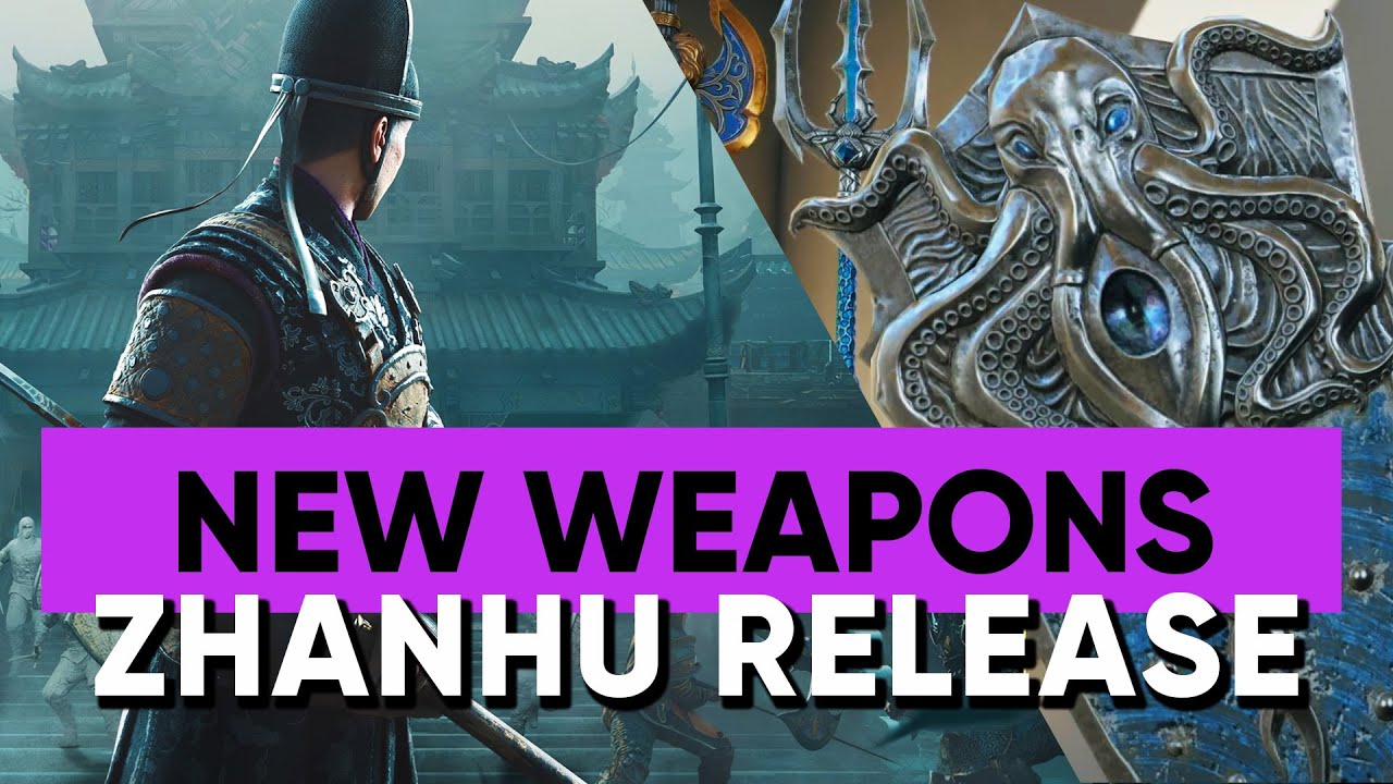 For Honor SUN DA: ZHANHU New Weapons For All Heroes (New Wu LIn Hero ...